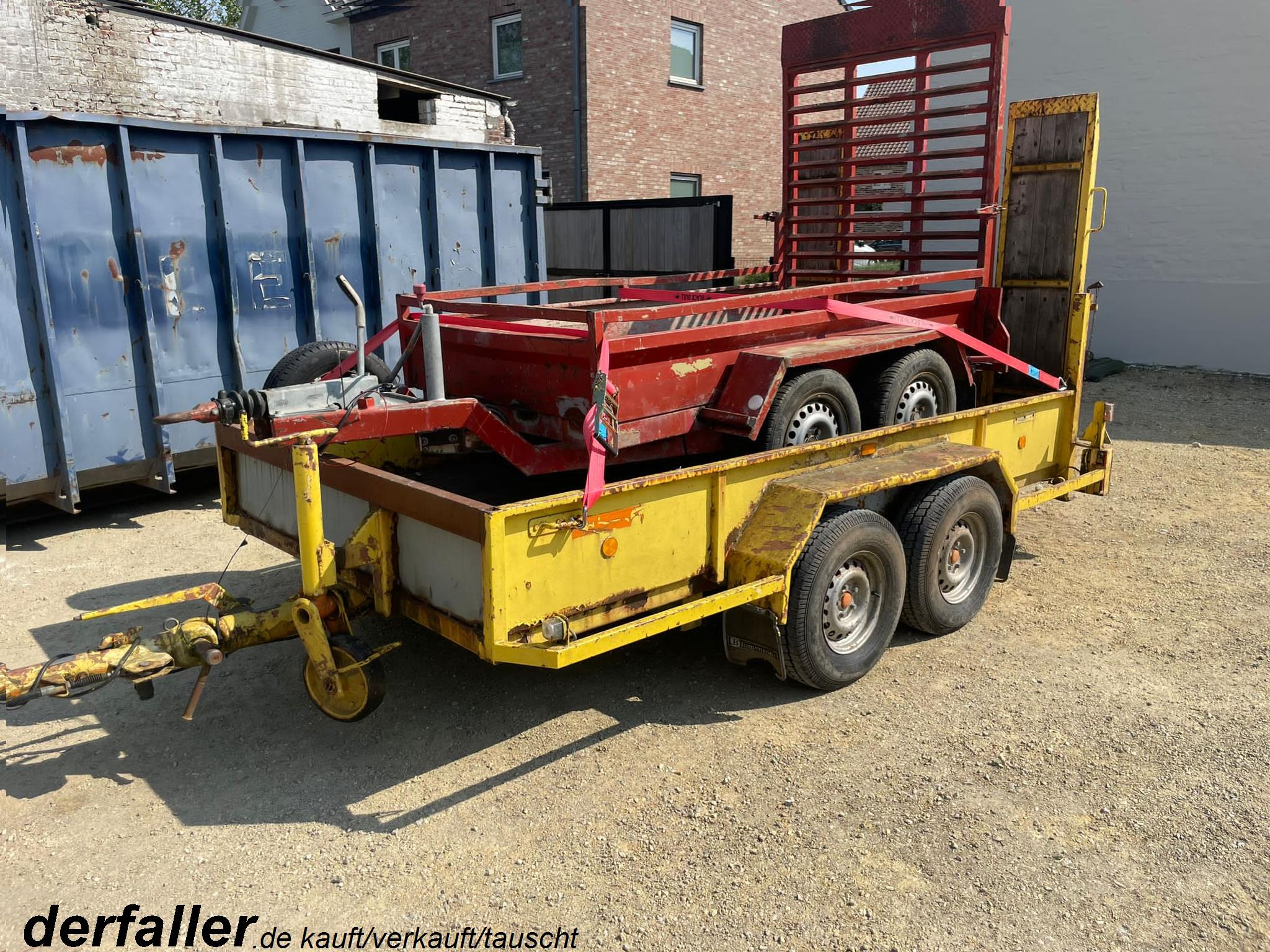 Dede low loader with ramp - der Faller